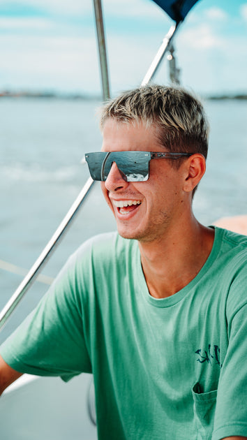 Silver Sunglasses Chrome Lens – Far Out Sunglasses