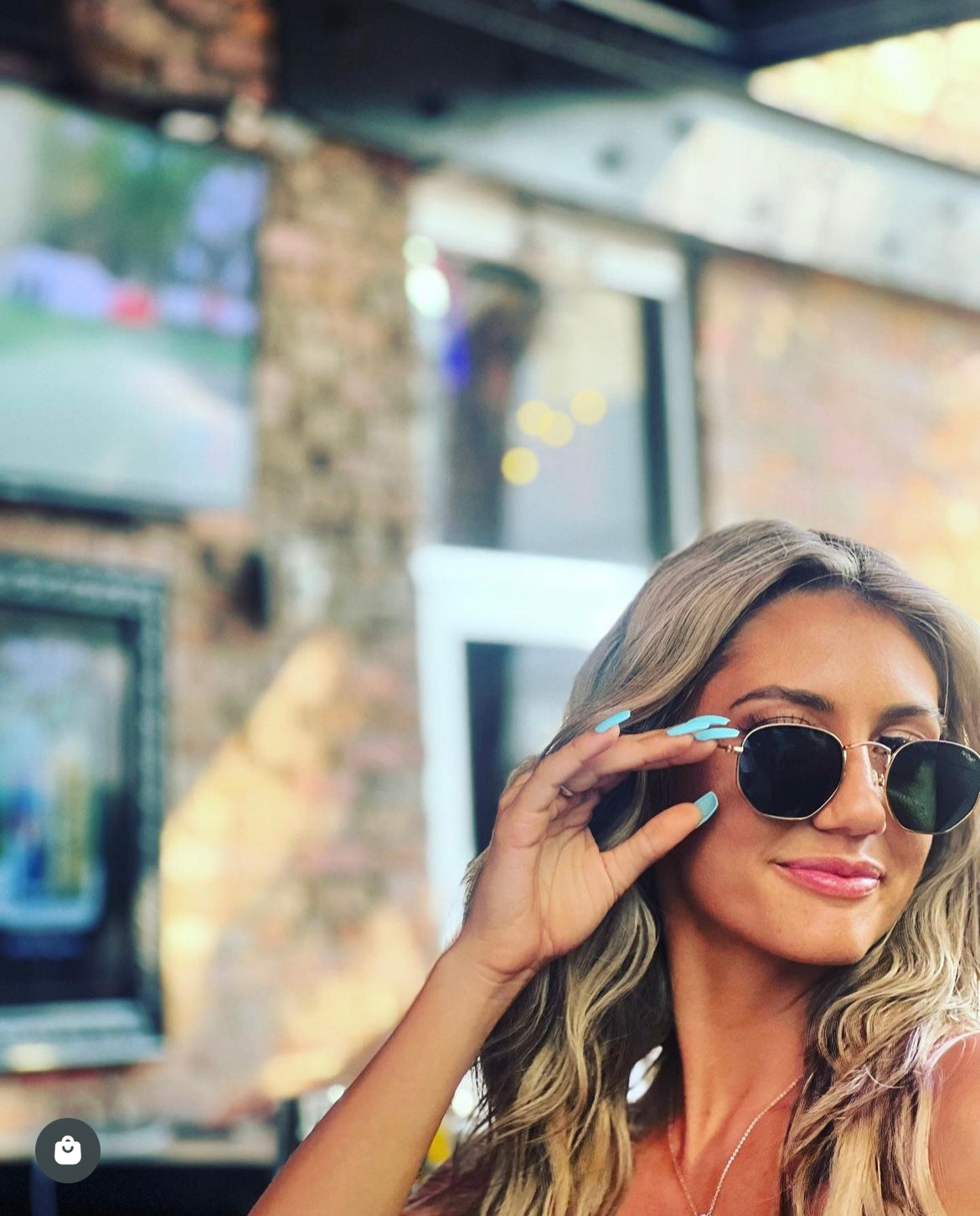 Gold Hexagonal Style Aviators Deep Green Lens – Far Out Sunglasses